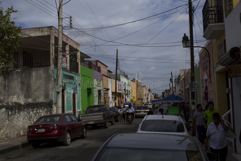 Discovering the Streets of Merida Editorial Photo - Image of facade ...