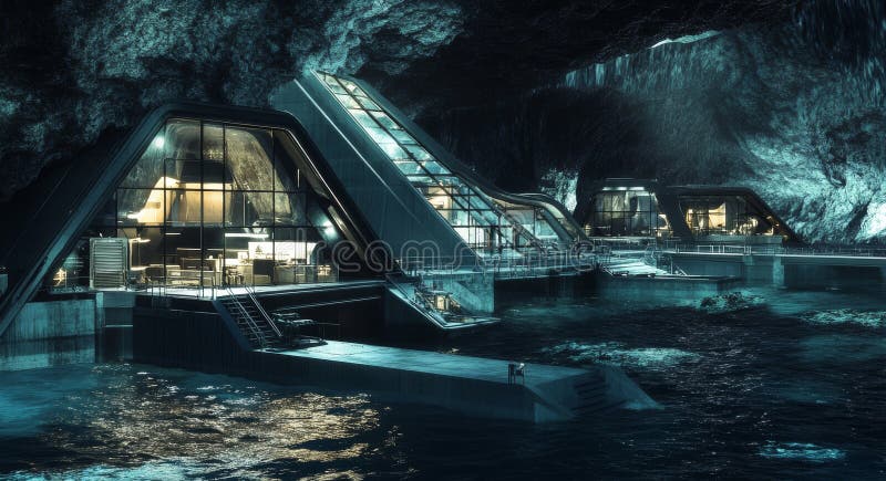 Discovering the Underwater Habitat Station with Radiant Lights in a ...