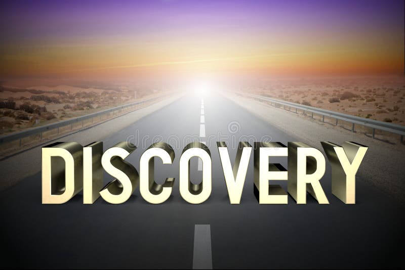 Discovery Concept, Road - 3D Rendering Stock Illustration ...