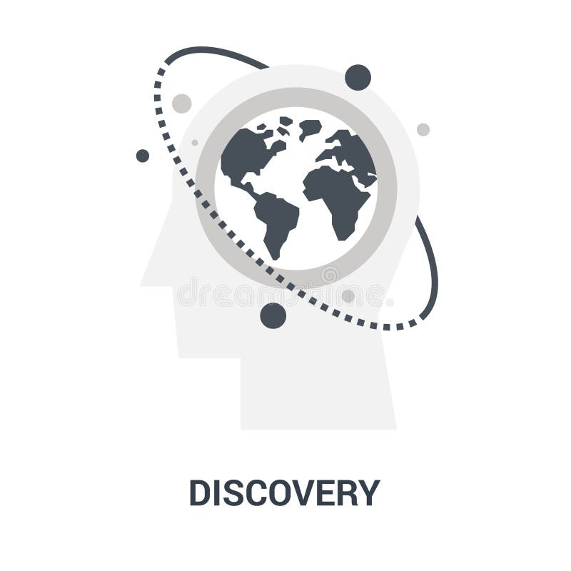 Discovery icon concept stock vector. Illustration of mindfulness ...