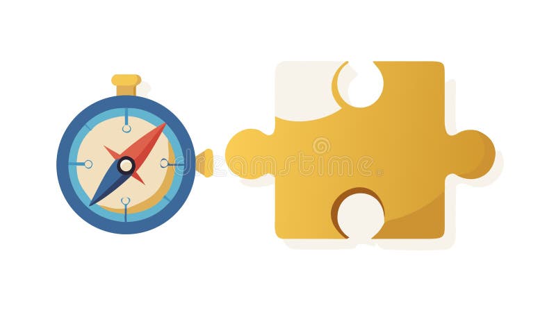 Discovery Puzzle, Finding the Right Path, Vector Design Generative AI ...