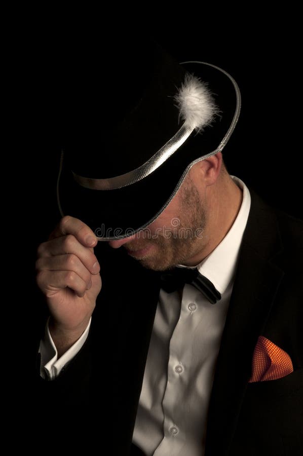 Discreat Man stock photo. Image of butterfly, discreat - 23055072