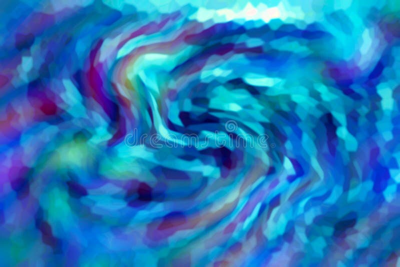 Discrete Polygonal Colorful Background in Blue Tones Stock Illustration ...