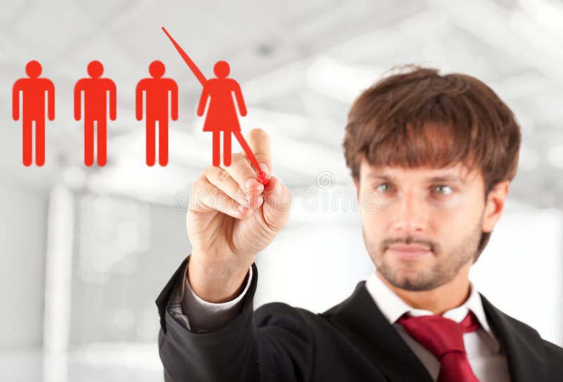 Discrimination stock photo. Image of unemployment, save - 19610342