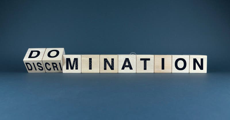 From Discrimination To Domination: a Power Struggle Stock Image - Image ...