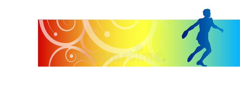 Discus throw background stock vector. Illustration of design - 7030216