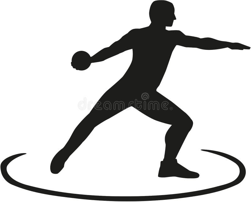 Discus thrower stock vector. Illustration of discus, body - 32180009
