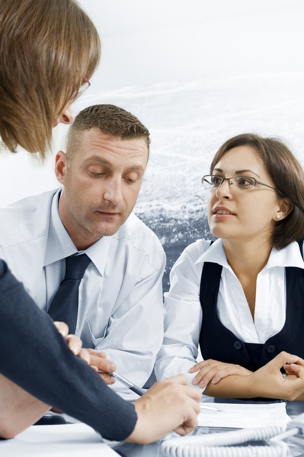 Discuss stock image. Image of discussing, colleagues - 11236291
