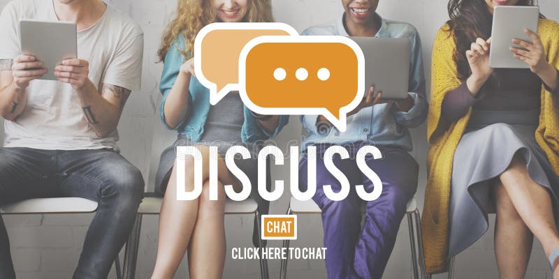 Discuss Argument Debate Talking Negotiation Discussion Concept Stock ...