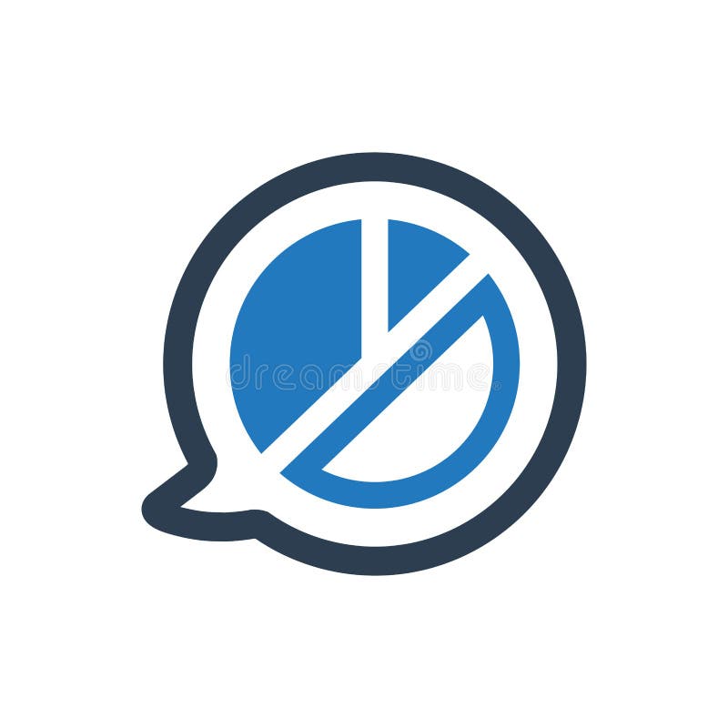 Discuss Business Report Icon Stock Vector - Illustration of talk ...