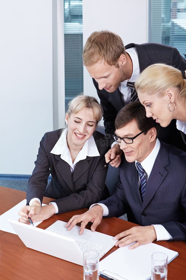 Business meeting stock image. Image of attentive, meeting - 8909277