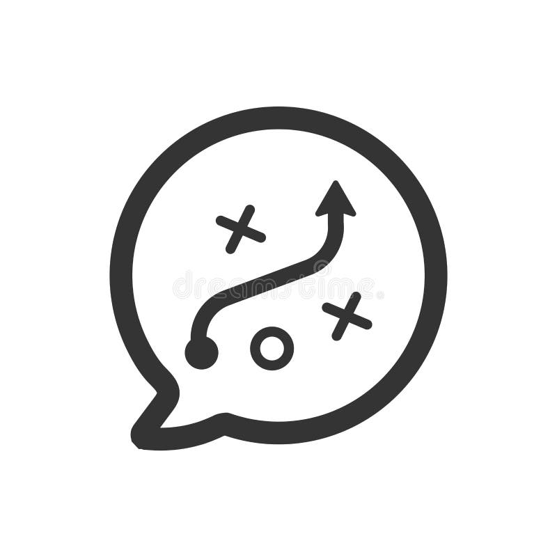 Discuss Strategic Planning Icon Stock Vector - Illustration of ...