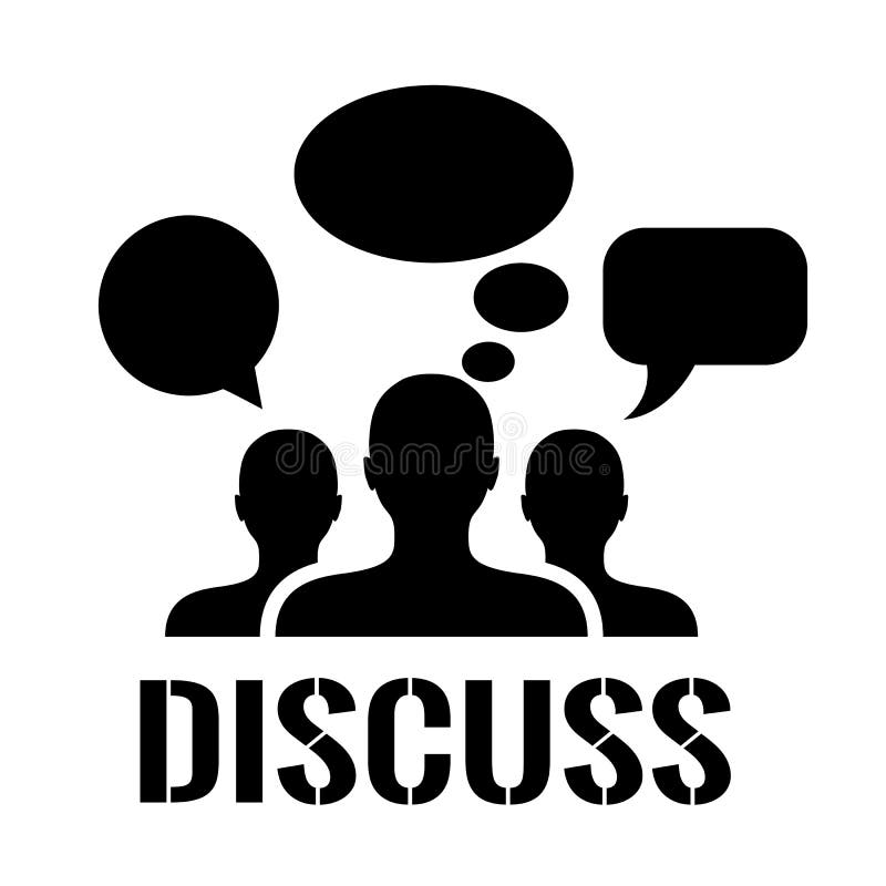 Symbols Discuss Stock Illustrations – 379 Symbols Discuss Stock ...