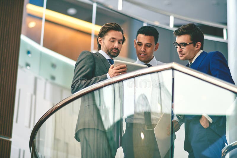 Discussing data stock image. Image of business, teamwork - 59813477