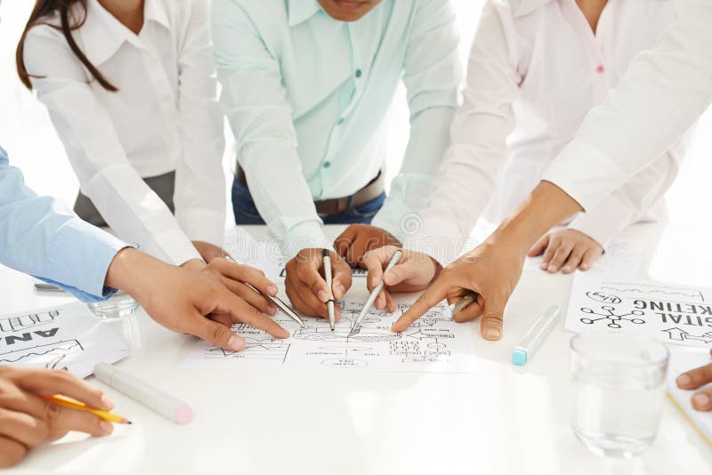 Discussing general idea stock image. Image of ideas, startup - 66455437