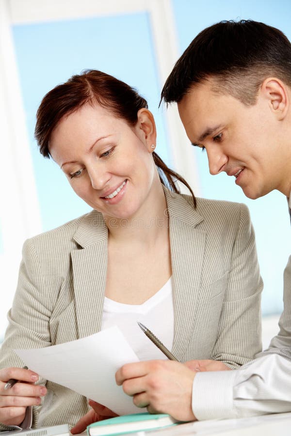 Discussing ideas stock photo. Image of contemporary, adult - 19985182