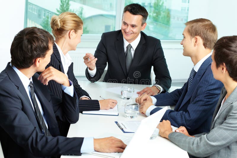 Discussing ideas stock photo. Image of meeting, women - 56638704