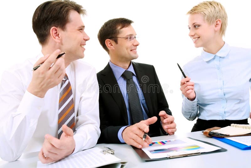 Discussion stock photo. Image of busy, cooperation, interaction - 14919782