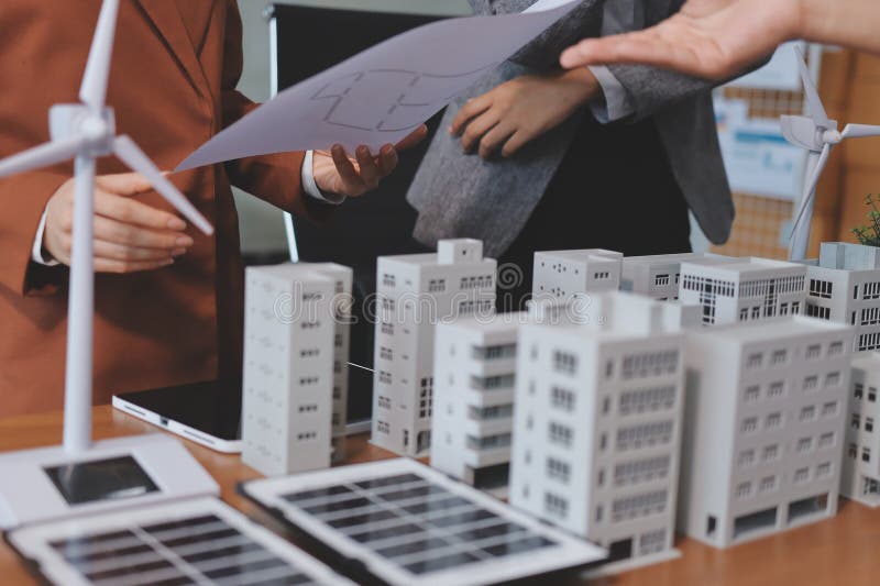 Discussion among Businesspeople on the Latest Developments in Solar ...