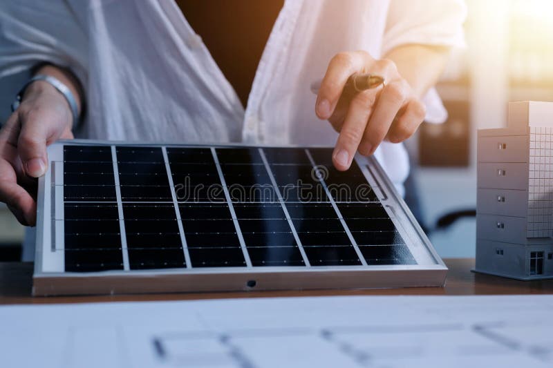 Discussion among Businesspeople on the Latest Developments in Solar ...