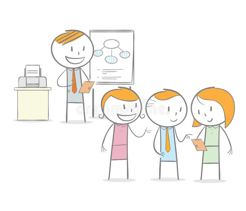 Teacher Student Stick Figure Stock Illustrations – 190 Teacher Student ...