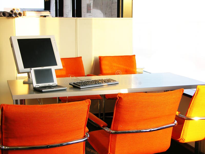 Office - discussions stock photo. Image of foreground, indoor - 95972