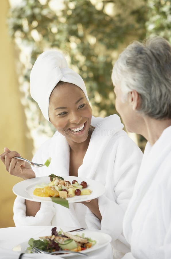 Discussion on Food Time stock image. Image of focus, health - 29652015