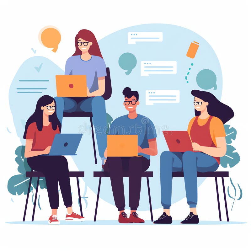 Students Debate Stock Illustrations – 92 Students Debate Stock ...