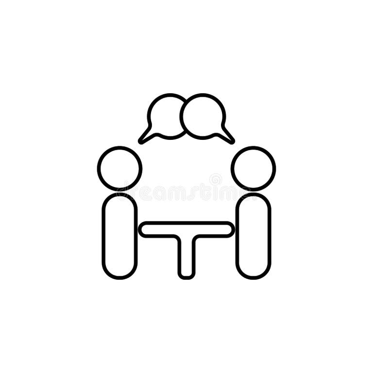 Discussion Icon. Element of Communication Icon for Mobile Concept and ...