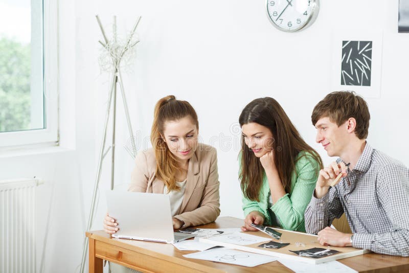 Discussion about New Project Stock Image - Image of smile, idea: 55538169