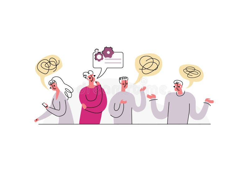 Constructive Dialogue Stock Illustrations – 64 Constructive Dialogue ...