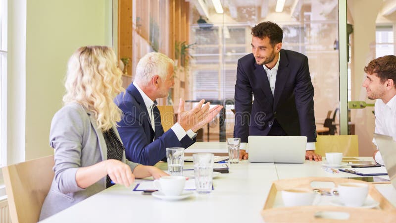 Discussion of the Strategy in the Start-up Business Team Stock Image ...