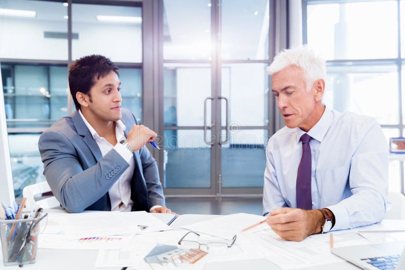 Discussion is the Way To Solution Stock Photo - Image of paper ...