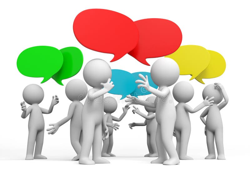 Discuter illustration stock. Illustration du homme, type - 30987527