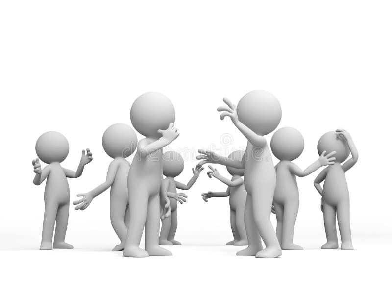 Discutir stock de ilustración. Ilustración de conceptual - 30987527