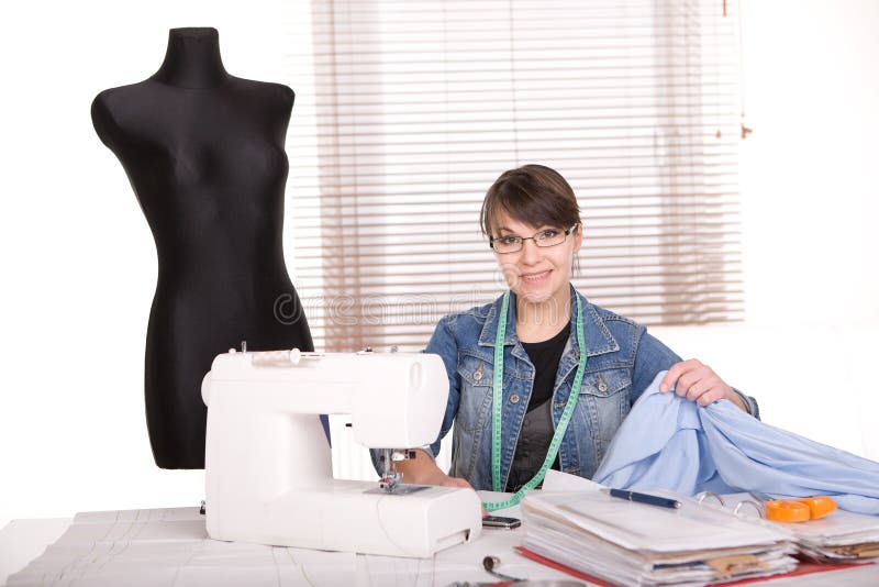 Diseñador de ropa imagen de archivo. Imagen de brillante - 19001057