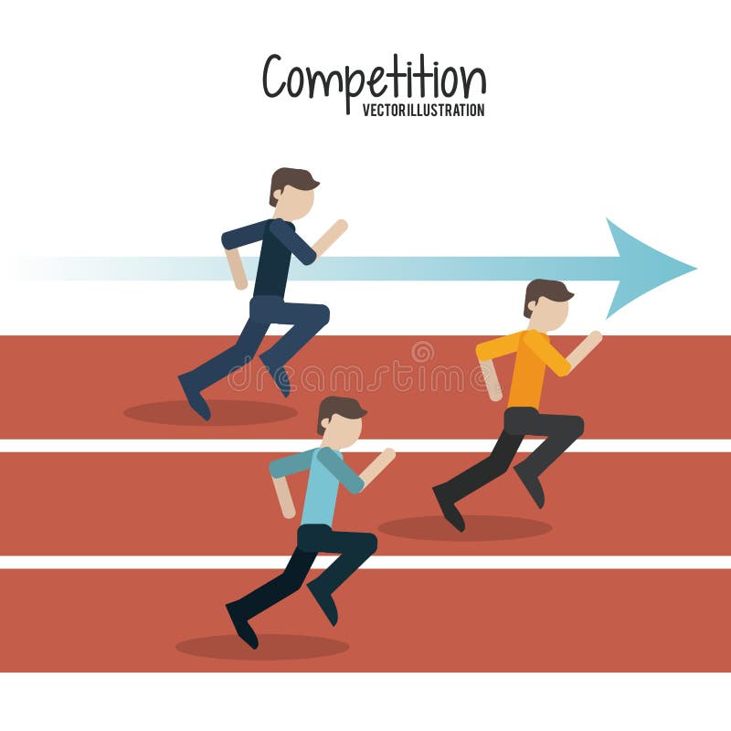 Diseño Competitivo Del Icono Ilustración del Vector - Ilustración de ...