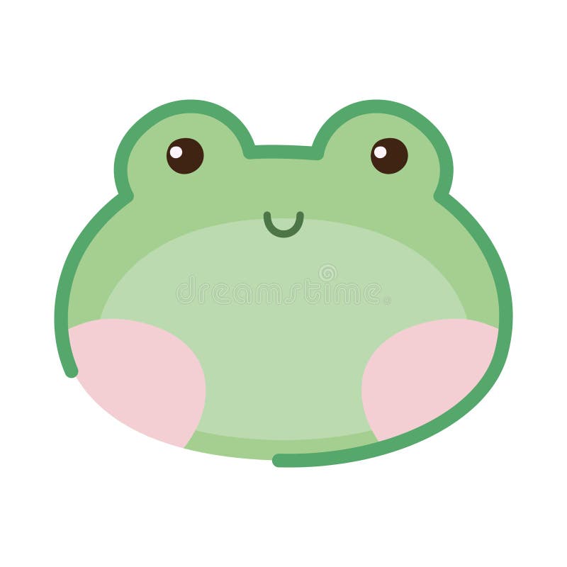 Diseño de cara de rana ilustración del vector. Ilustración de salvaje ...