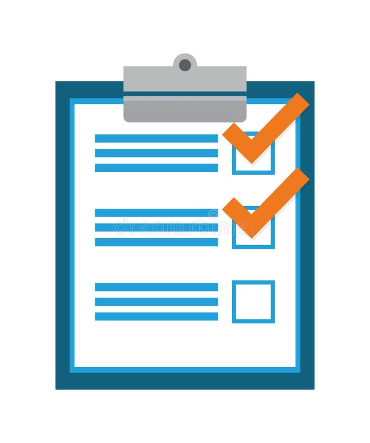 Diseño De Encuesta, Ejemplo Del Vector Ilustración del Vector ...