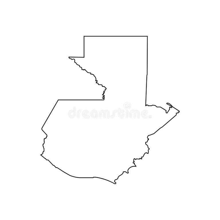 Diseño De Icono De Mapa De Guatemala Ilustración del Vector ...