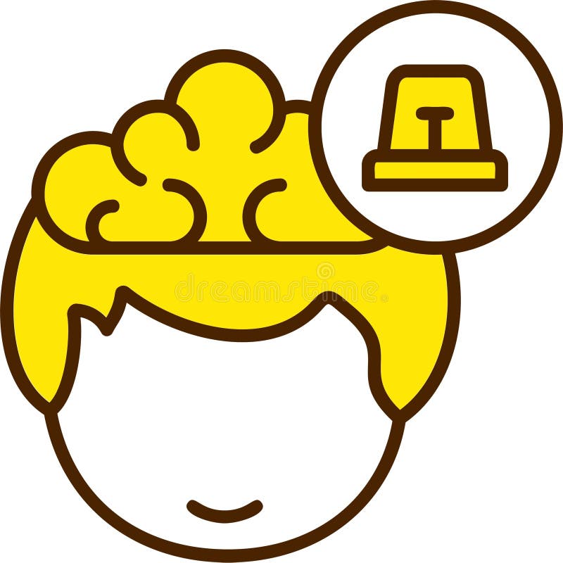 Diseño De Iconos Vectoriales De Ansiedad Ilustración del Vector ...