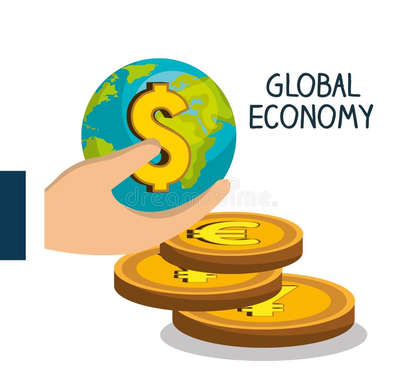 Diseño De La Economía Global Stock de ilustración - Ilustración de ...