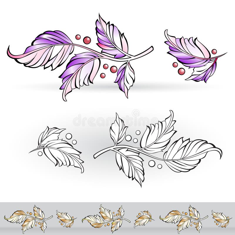 Diseño de la flora ilustración del vector. Ilustración de drenaje ...