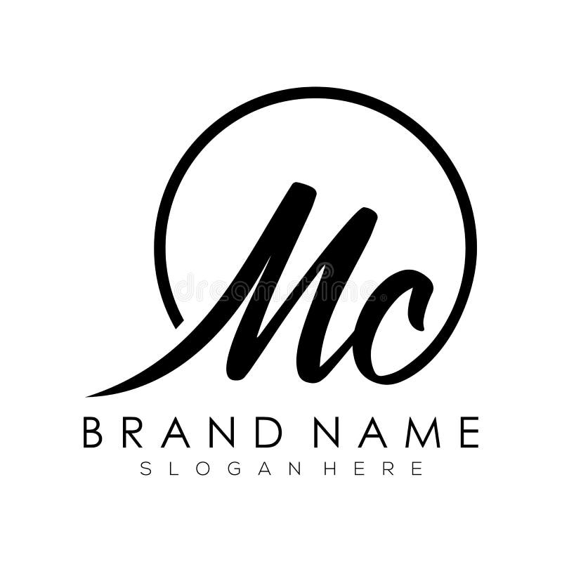 Diseño De Logotipo De Letra Mc Ilustración del Vector - Ilustración de ...