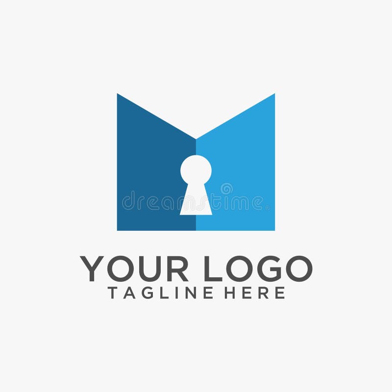 Diseño De Logotipo De Teclado De Letra M Ilustración del Vector ...