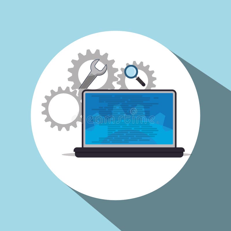 Diseño De Los Iconos Del Software Ilustración del Vector - Ilustración ...