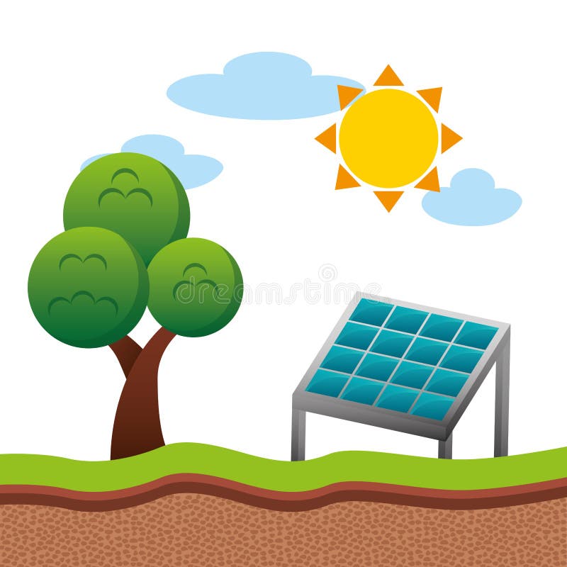 Diseño De Los Recursos Naturales Stock de ilustración - Ilustración de ...