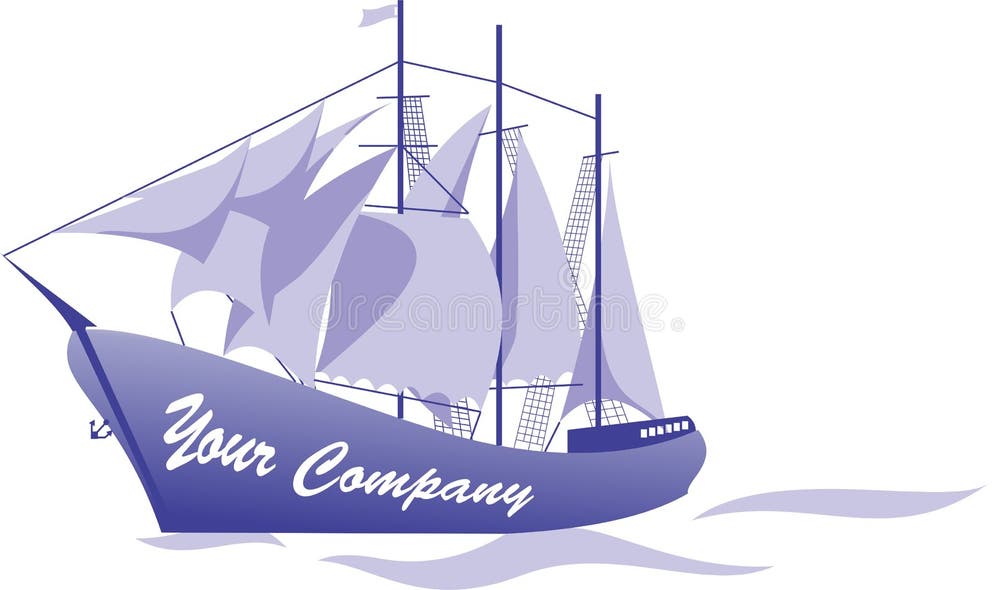 Diseño de nave Logo Vector stock de ilustración. Ilustración de ...