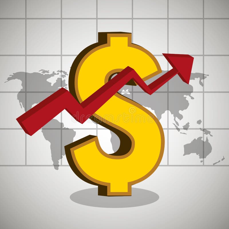 Diseño Del Desarrollo Económico Stock de ilustración - Ilustración de ...