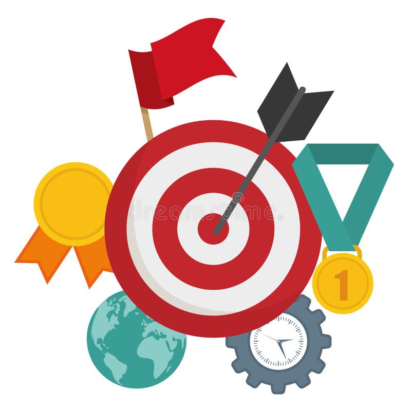 Diseño del icono del logro ilustración del vector. Ilustración de ...